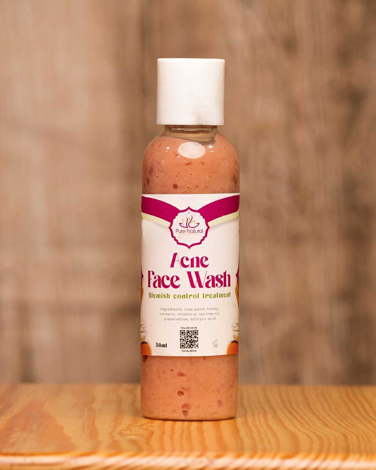 Acne Fash Wash – Pure Natural Bontanicals